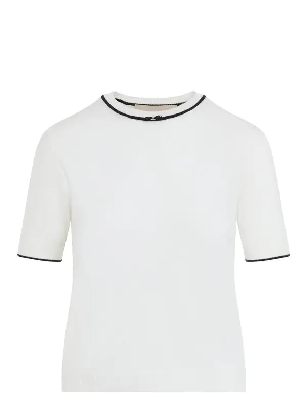 Valentino Garavani Knit Wool T-shirt - Multicolor