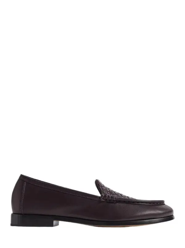 Bottega Veneta Silenzio Leather Loafers - Multicolor