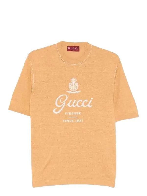 Gucci Short Sleeve Crew-neck Sweater - Multicolor