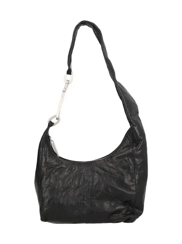 Rick Owens Leather Disco Gemini Shoulder Bag - Black