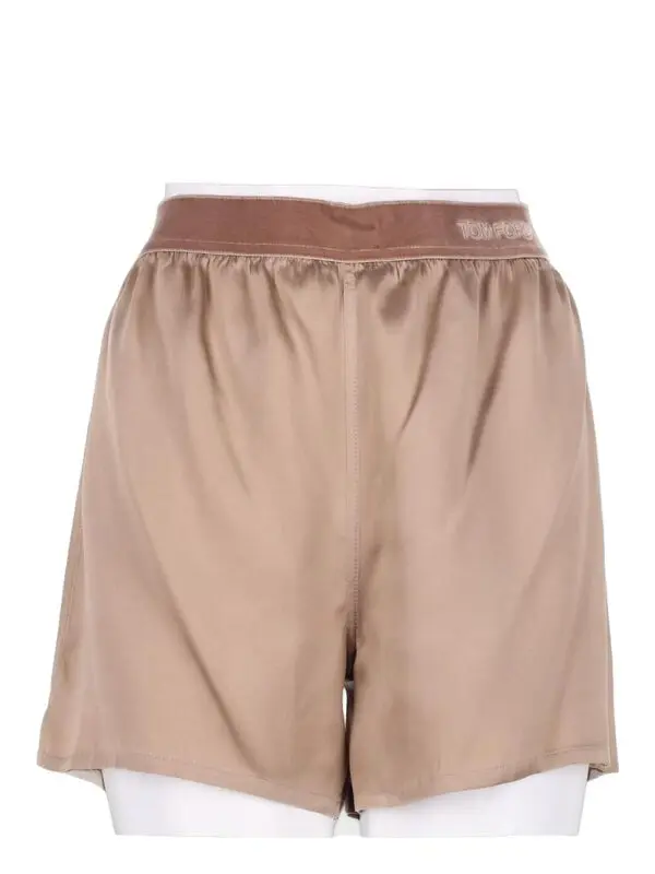 TOM FORD Silk Shorts - Cream
