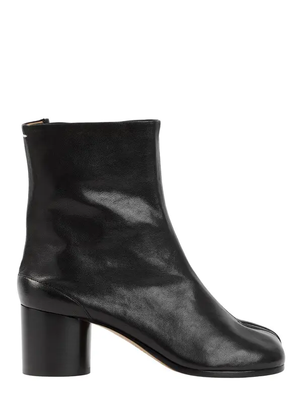 MAISON MARGIELA Leather Tabi Boots - Black