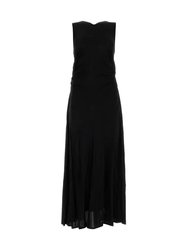 Bottega Veneta Jersey Long Dress - Black