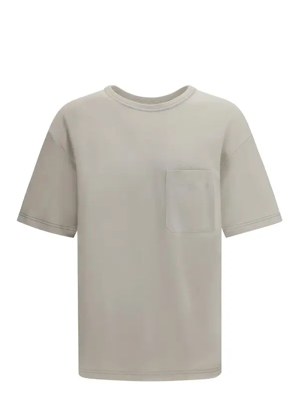 LEMAIRE Cotton Blend T-shirt - Cream
