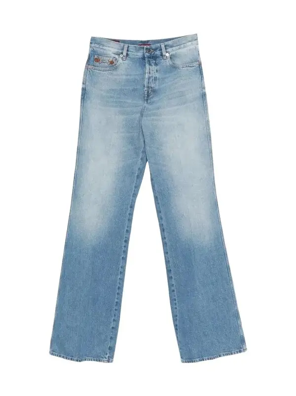 Gucci Mid Rise Flare Pants - Multicolor