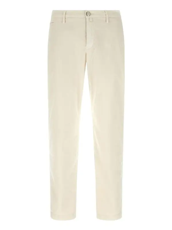 Jacob Cohen Cotton Blend Tailored Trousers - Multicolor