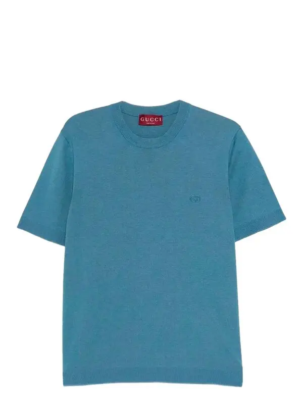 Gucci Short Sleeve Crew-neck Sweater - Multicolor