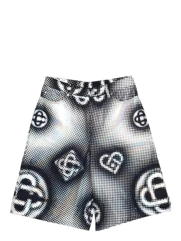 Casablanca Denim Shorts - Black