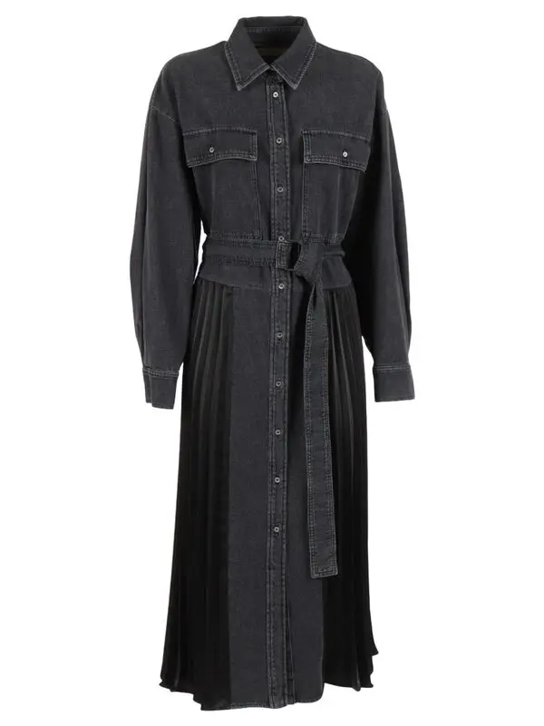 Max Mara Denim Chemisier Dress - Black