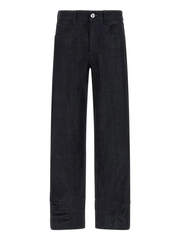 JIL SANDER Cotton Denim Jeans - Black