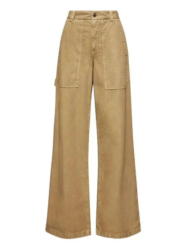 Moncler Straight Trousers - Cream