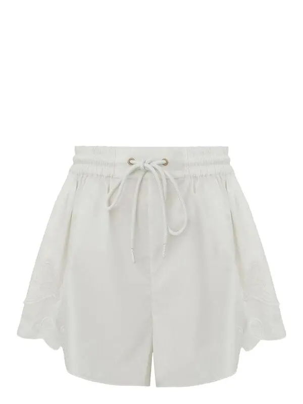 Zimmermann Daylight Cotton Shorts - Multicolor