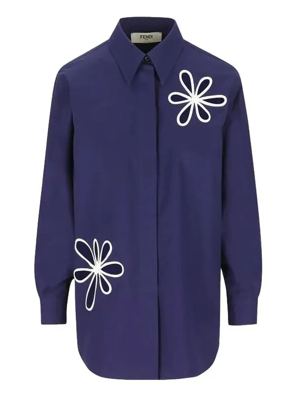 Fendi Tops Shirts - Blue
