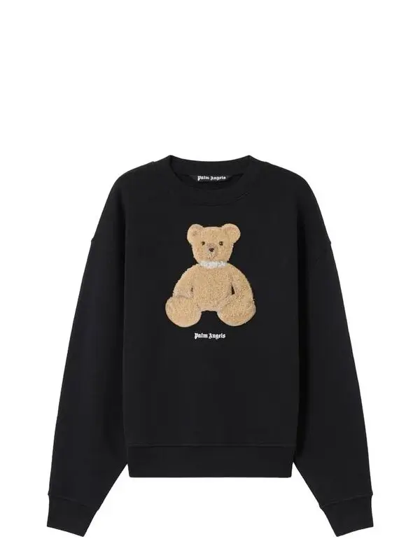 Palm Angels Bear Graphic Sweatshirt - Black