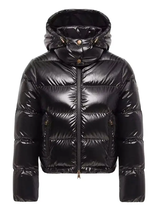 Moncler Niveole Short Nylon Down Jacket - Black