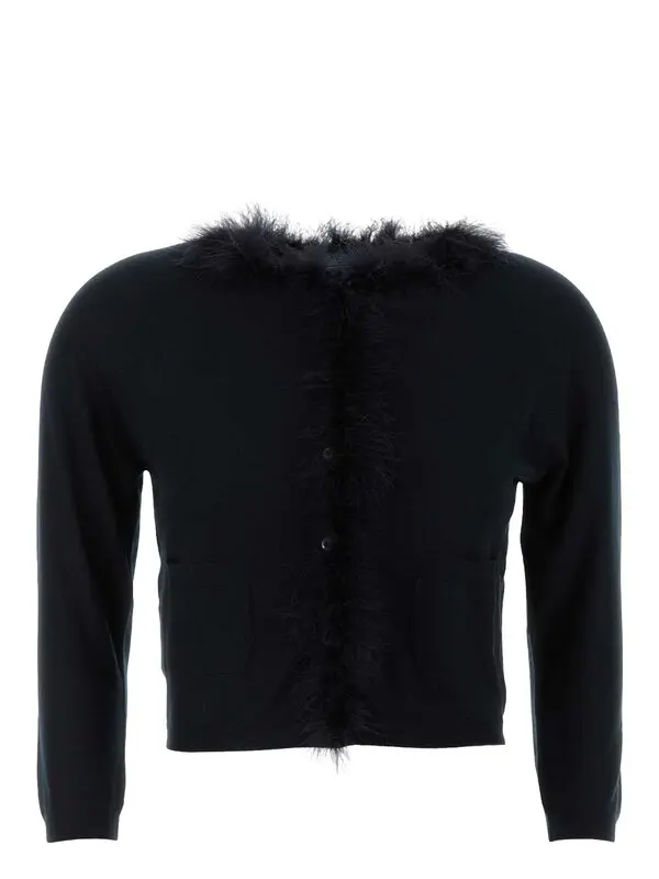 Prada Cashmere Cardigan - Black