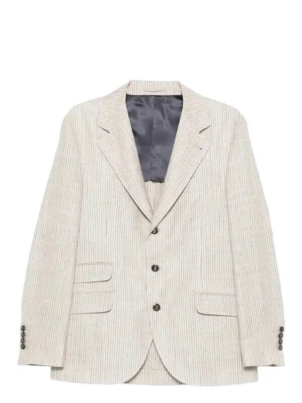 Brunello Cucinelli Deconstructed Blazer - Multicolor