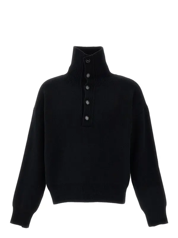 AMI Paris Button Detailed Knitwear - Multicolor