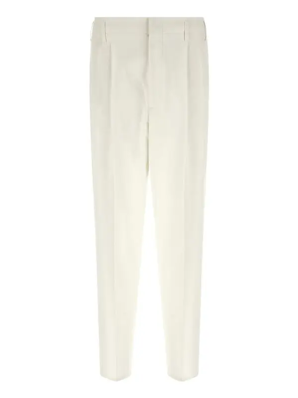 Brunello Cucinelli Cotton Trousers - Multicolor