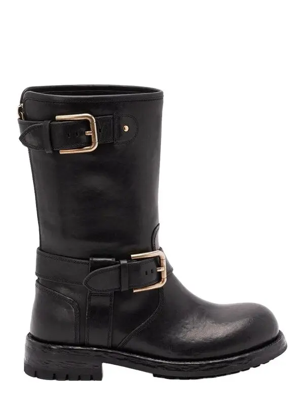 Dolce & Gabbana Biker Boots - Multicolor
