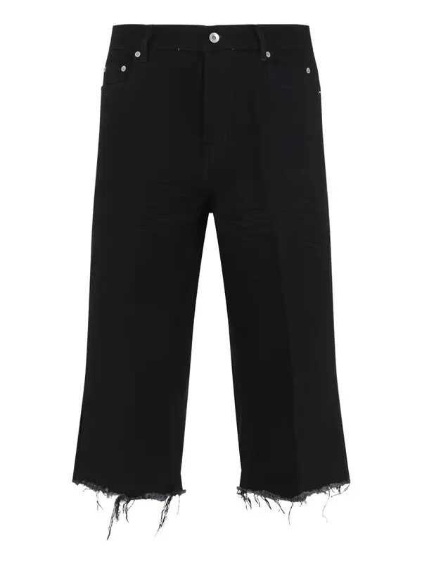 Rick Owens Cutoffs Jeans - Black