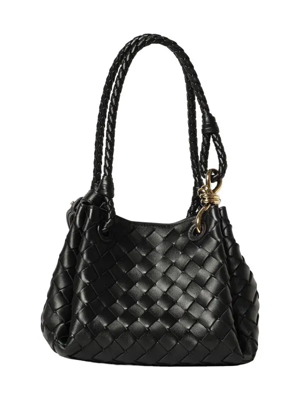Bottega Veneta Parachute Woven Nappa Bag - Black