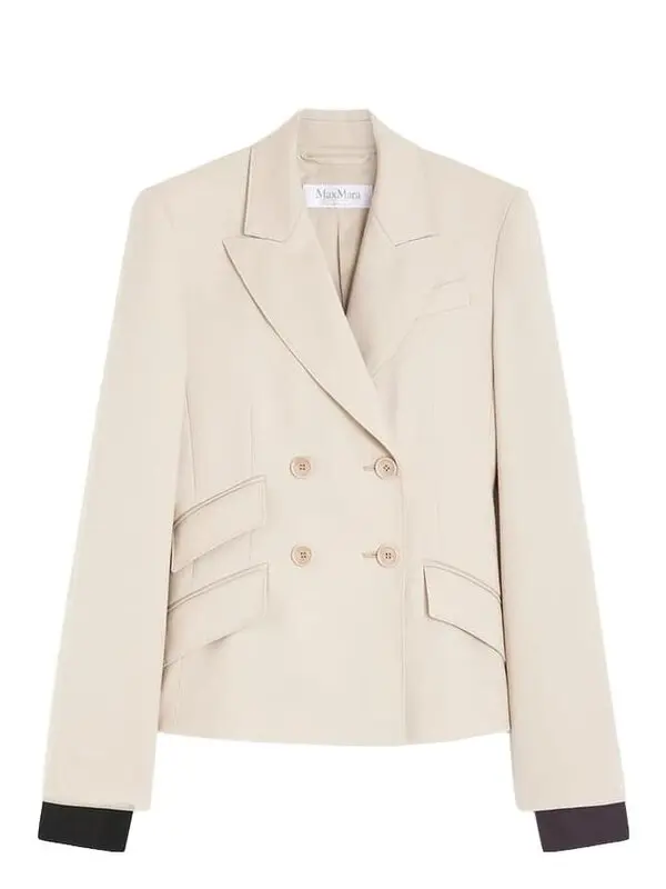 Max Mara Neutrals Jackets Blazers - Cream