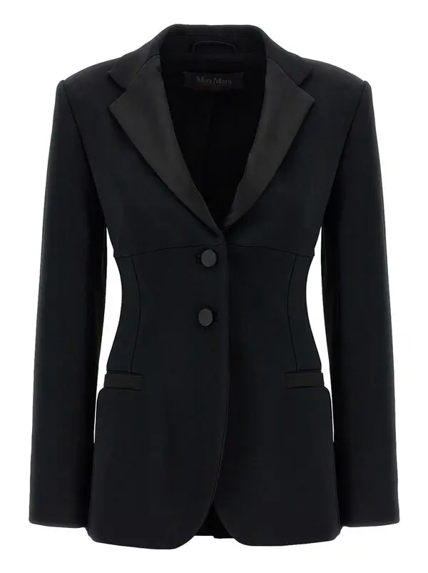 Max Mara Tailored Blazer - Black