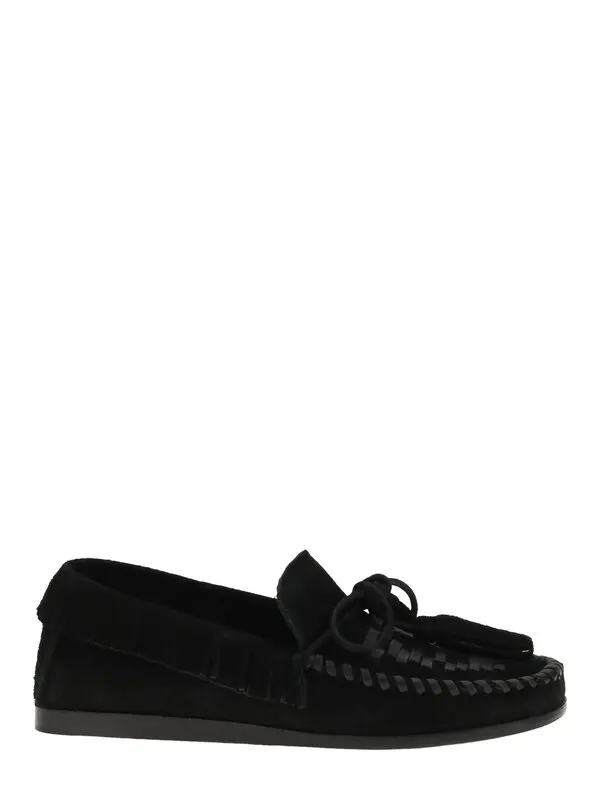 Isabel Marant Étoile Suede Fitza Loafers - Black