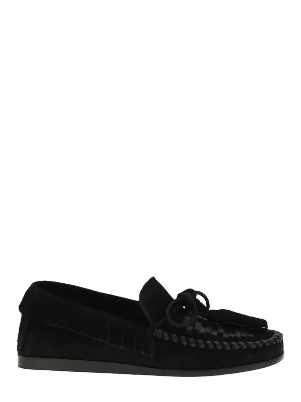 Isabel Marant Étoile Suede Fitza Loafers - Black