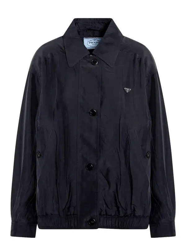 Prada Re-nylon Blouson - Blue