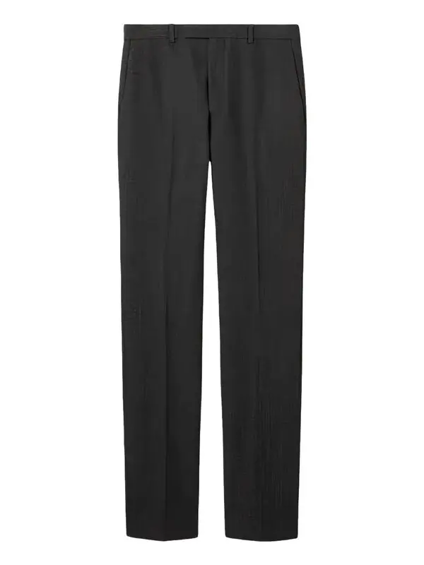 Gucci Wool Straight-leg Trousers - Multicolor