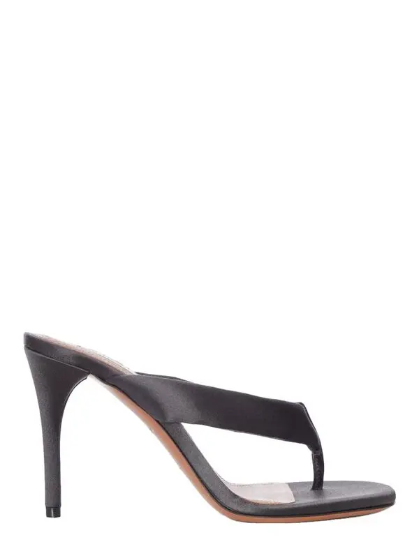 Alaïa Spongy Denim Platform Sandals - Multicolor