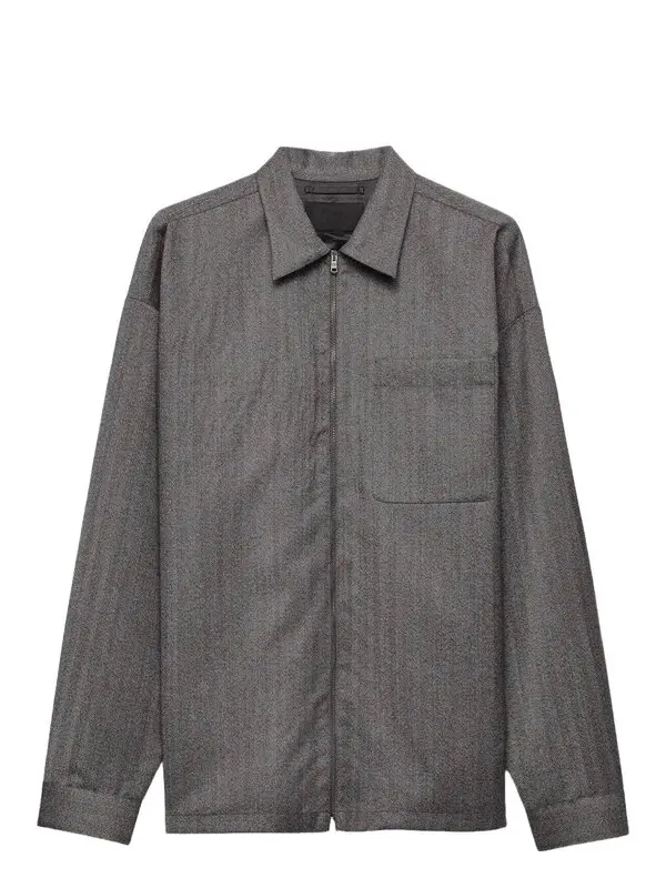 Prada Wool Shirt Jacket - Multicolor