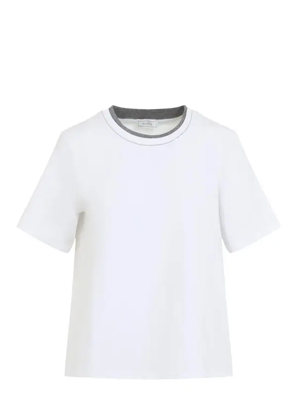 Peserico Cotton Blend T-shirt - White