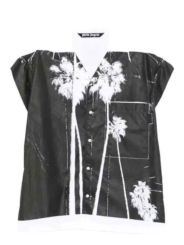 Palm Angels Dec Palm Culture` Bowling Shirt - Multicolor