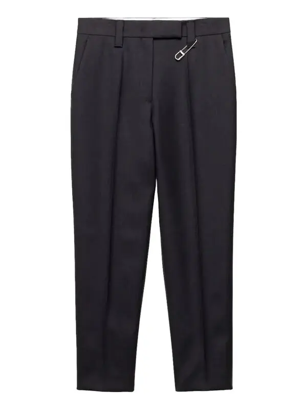 Prada Gabardine Straight Pants - Multicolor