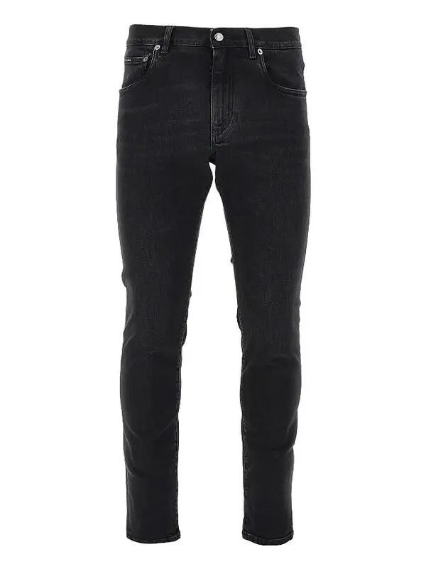 Dolce & Gabbana Stretch Denim Slim Fit Jeans - Black