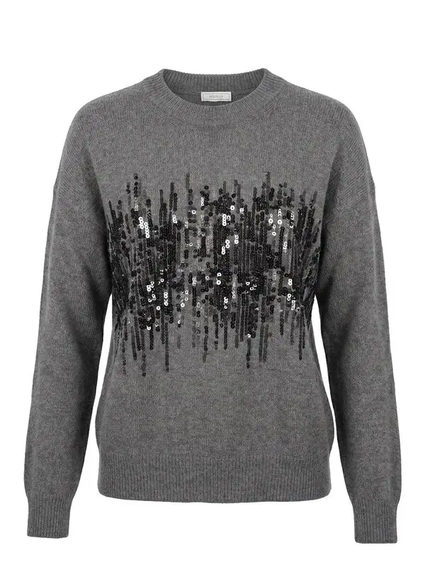 Peserico Round Neck Sweater - Multicolor