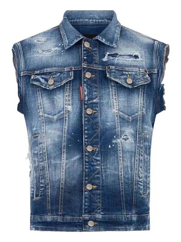 Dsquared2 Jackets Waistcoats & Gilets - Blue