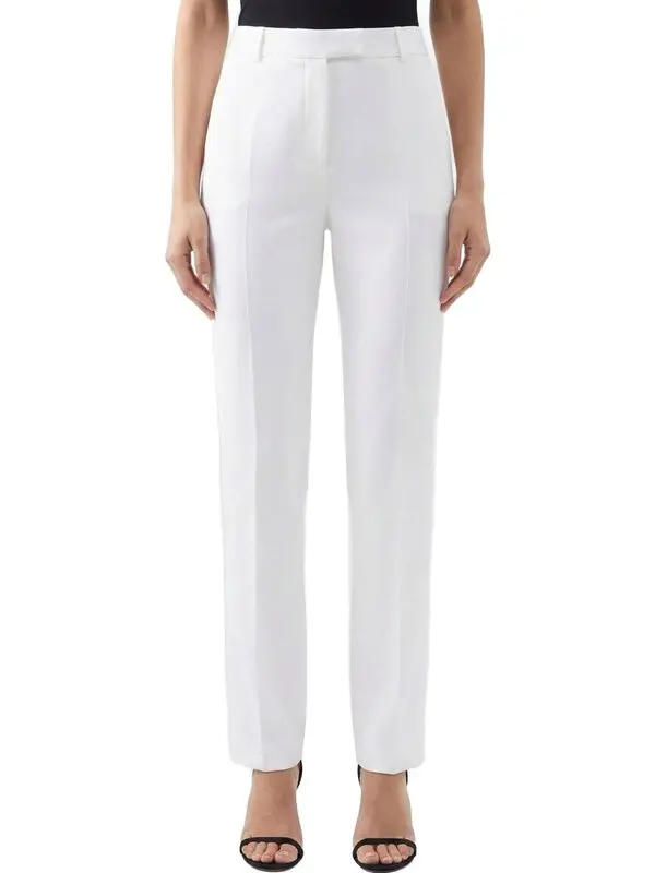 Max Mara Classic Trousers - White