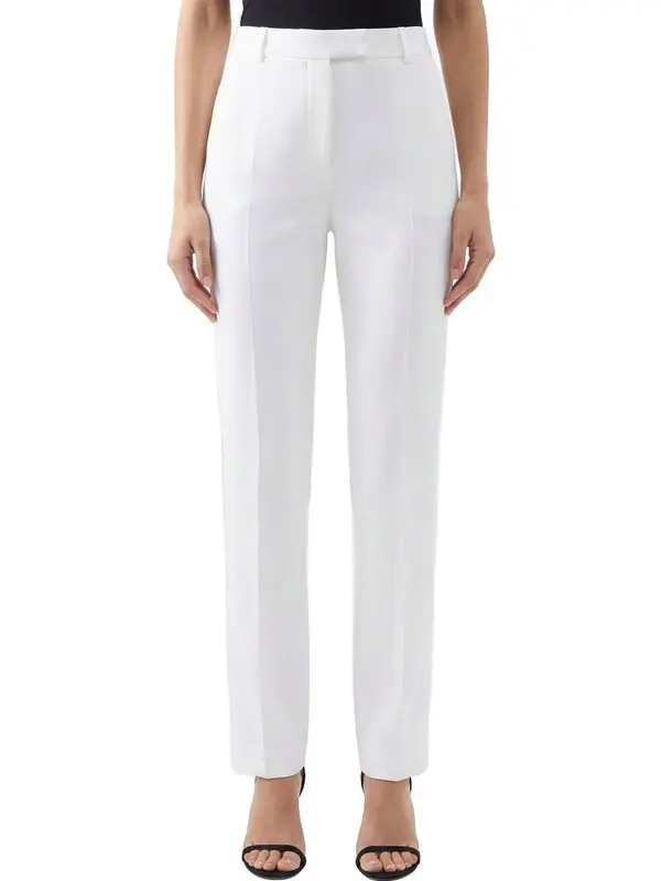 Max Mara Classic Trousers - White