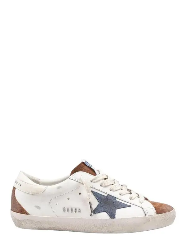 GOLDEN GOOSE Super Star Leather Sneakers - Multicolor