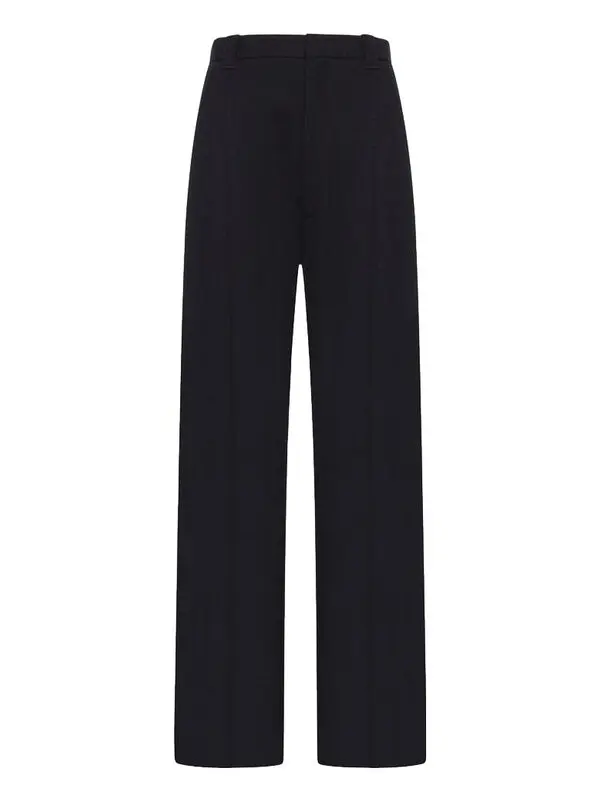 Phoebe Philo Straight-leg Tailored Trousers - Black