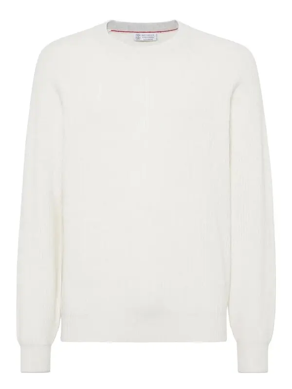 Brunello Cucinelli English Rib Knit Sweater - Multicolor