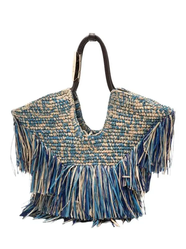 Zimmermann Small Raffia Tote - Multicolor