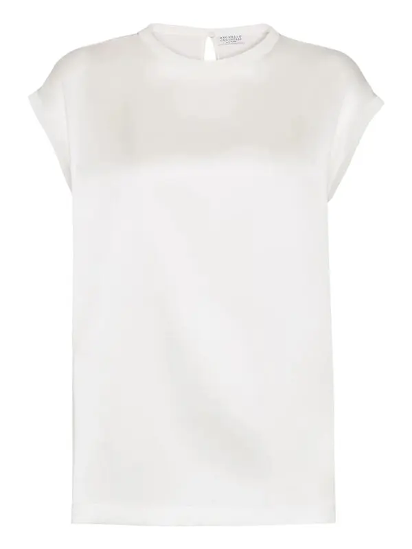 Brunello Cucinelli Silk Top - Multicolor