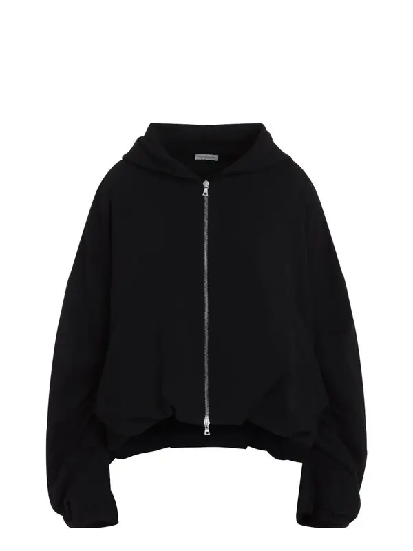 Dries Van Noten Hannett Tris Oversized Hoodie - Black