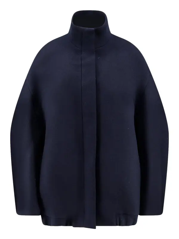 Dries Van Noten Voles Wool Blend Jacket - Blue