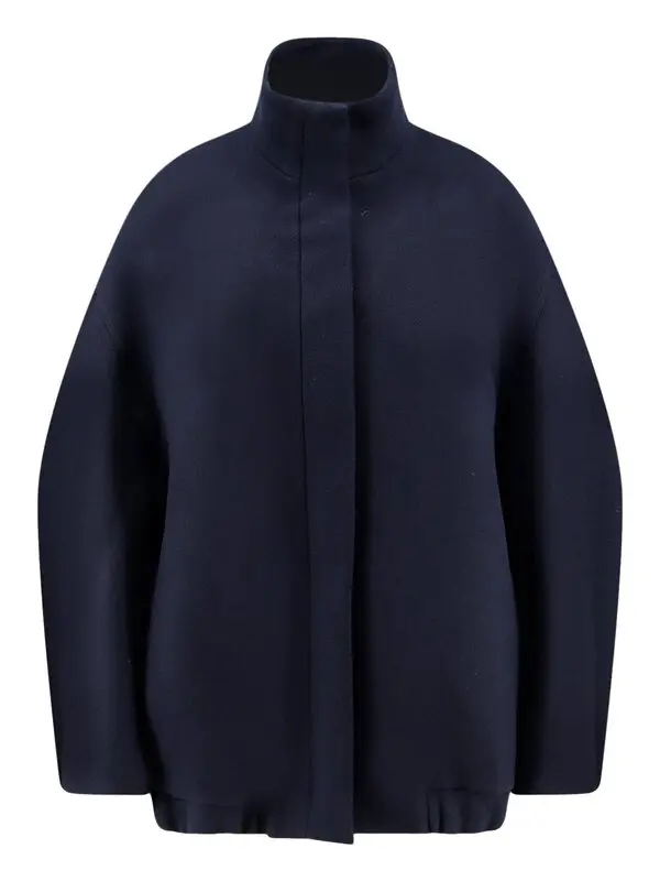 Dries Van Noten Voles Wool Blend Jacket - Blue